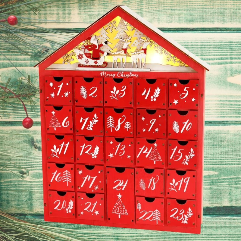 Light up Christmas Calender - Etsy