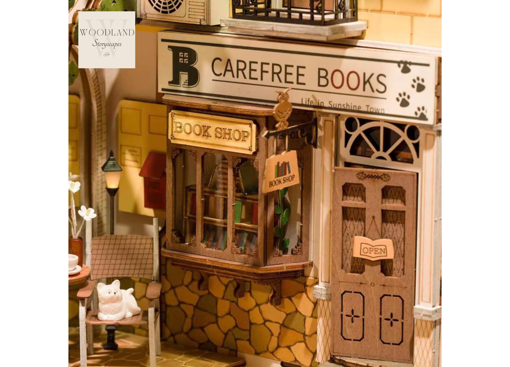 Sunshine Town Diorama Book Nook | DIY Book Nook Kit – Build Your Own ...