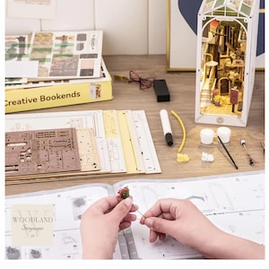 Sunshine Town Diorama Book Nook | DIY Book Nook Kit – Build Your Own ...