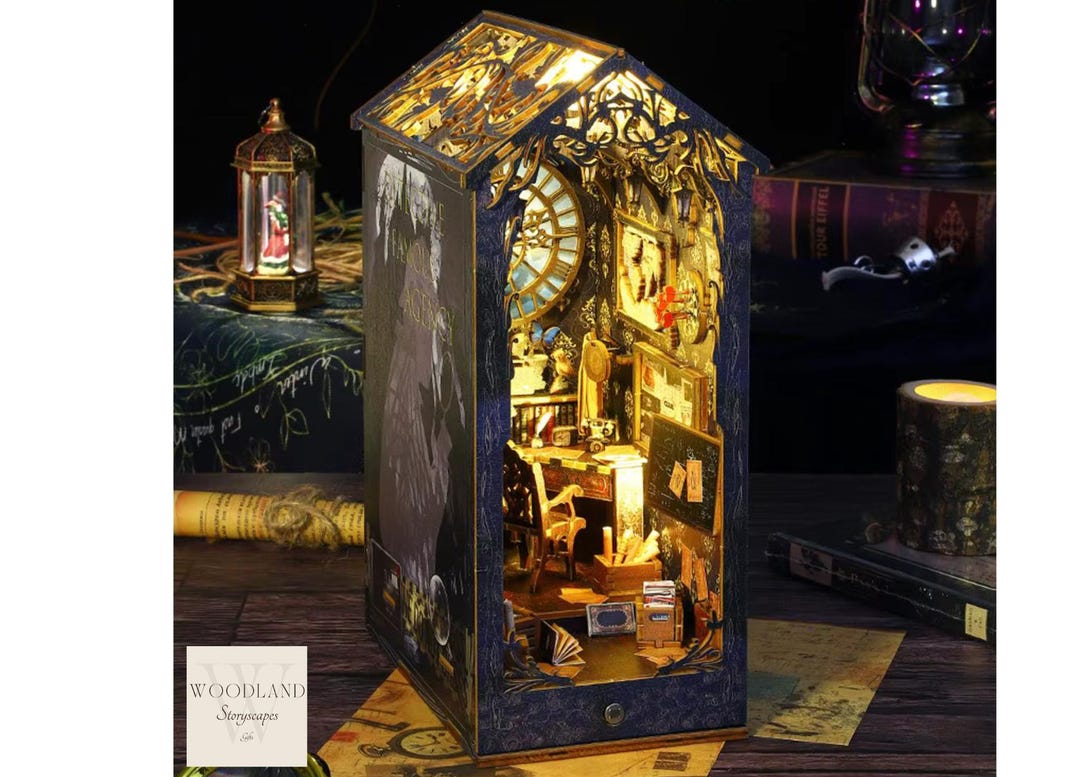 Book Nook DIY Kit Build Your Own Book Nook, Perfect Christmas Gift for ...