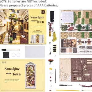 Sunshine Town Diorama Book Nook | DIY Book Nook Kit – Build Your Own ...