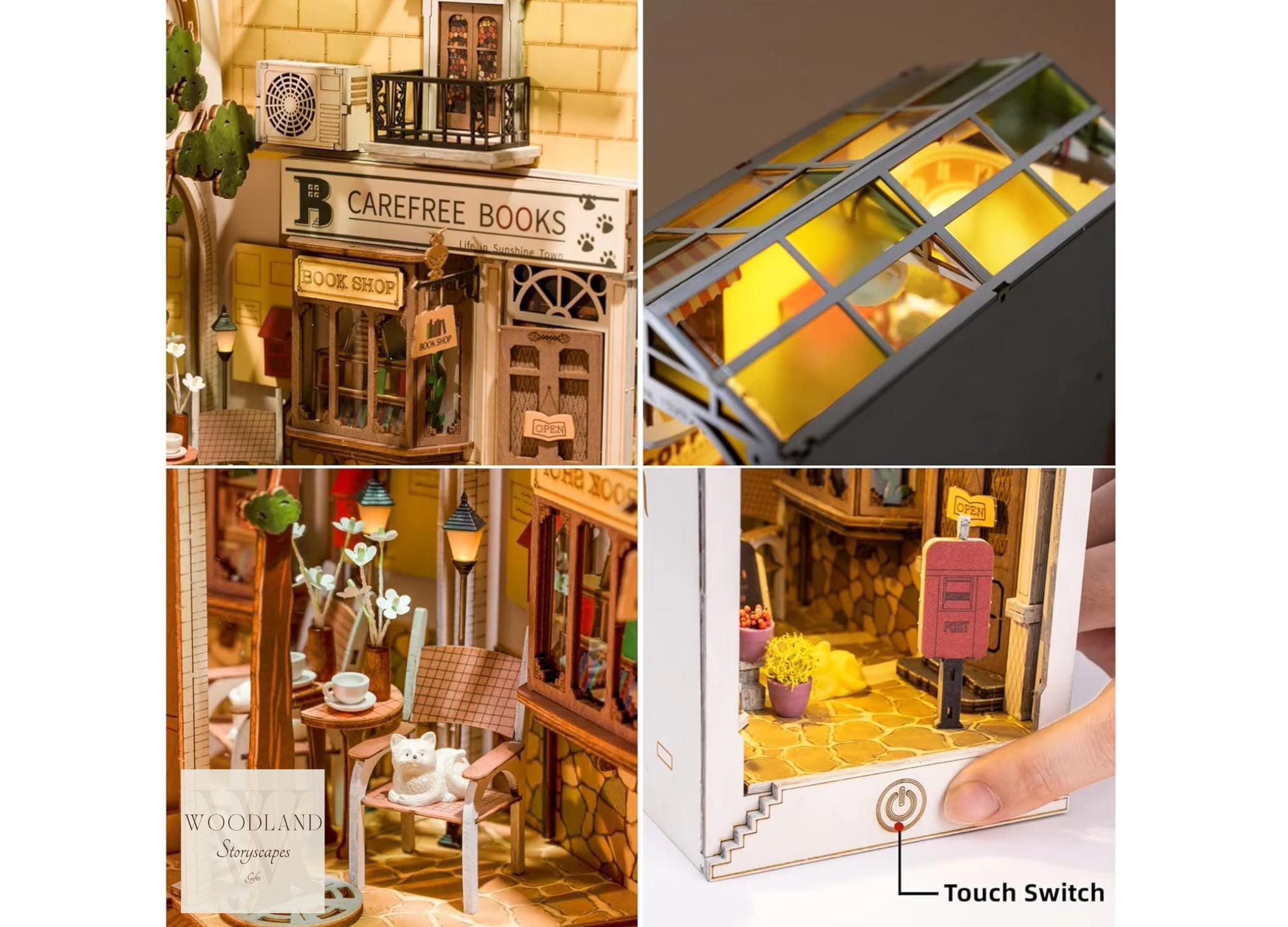 Sunshine Town Diorama Book Nook | DIY Book Nook Kit – Build Your Own ...