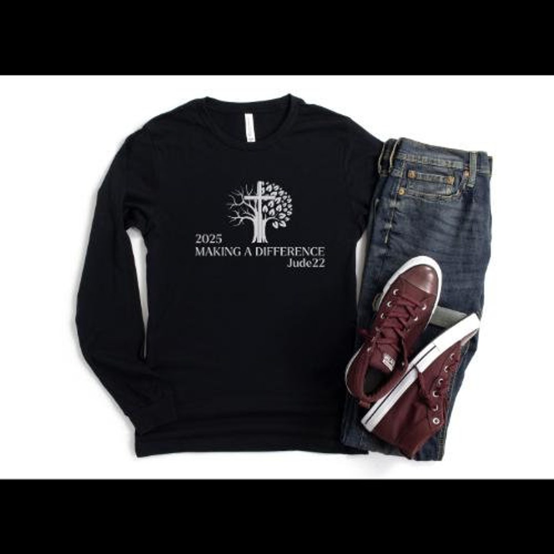 2025 Adult Long Sleeve Making A Difference Theme Dark Colors - Etsy