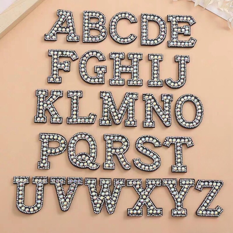 Pearl Iron on Letters - Etsy