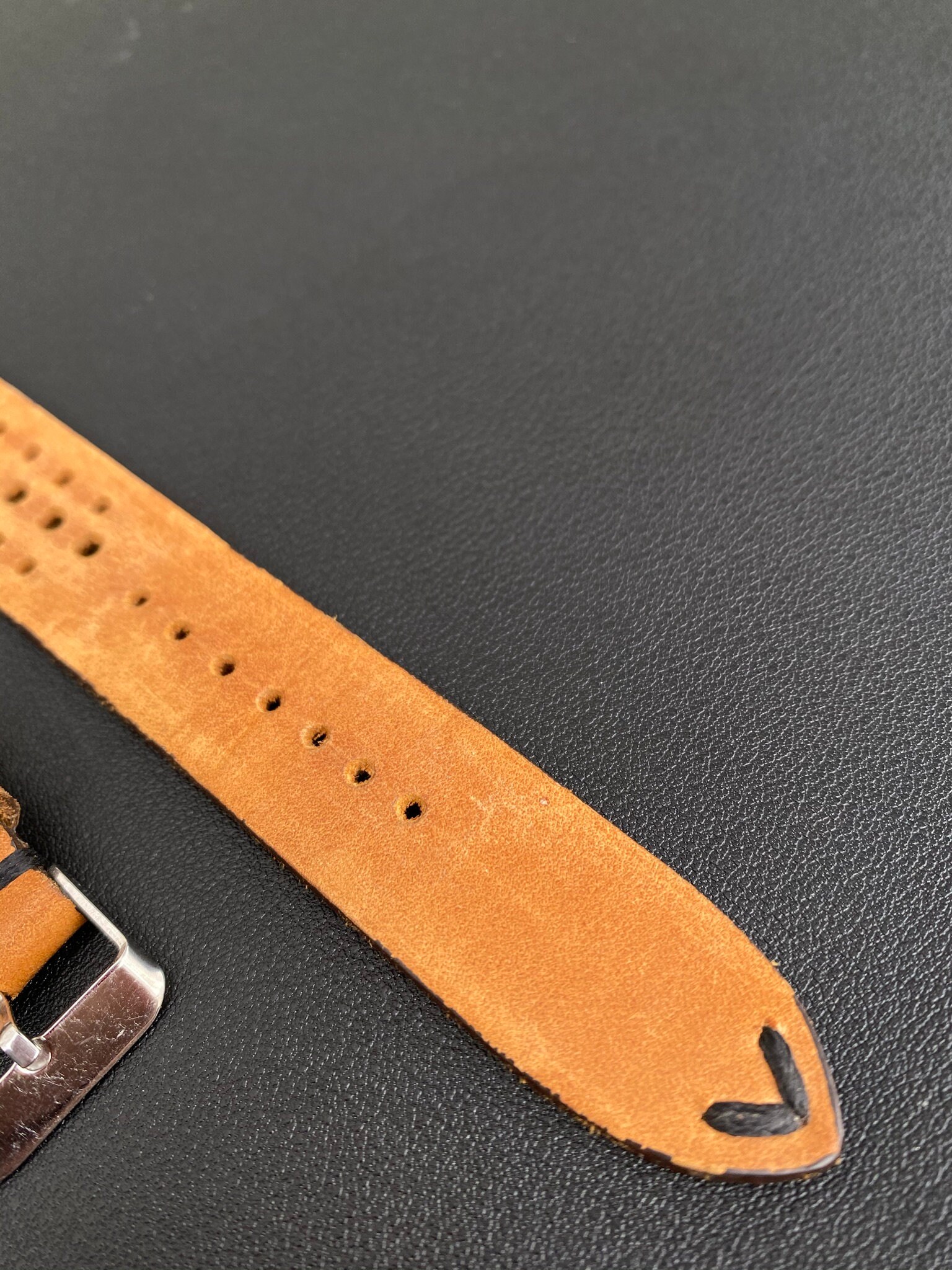 Leather Watch Band. Watch Band. 20-22-24-26mm Options. Genuinen Leather ...