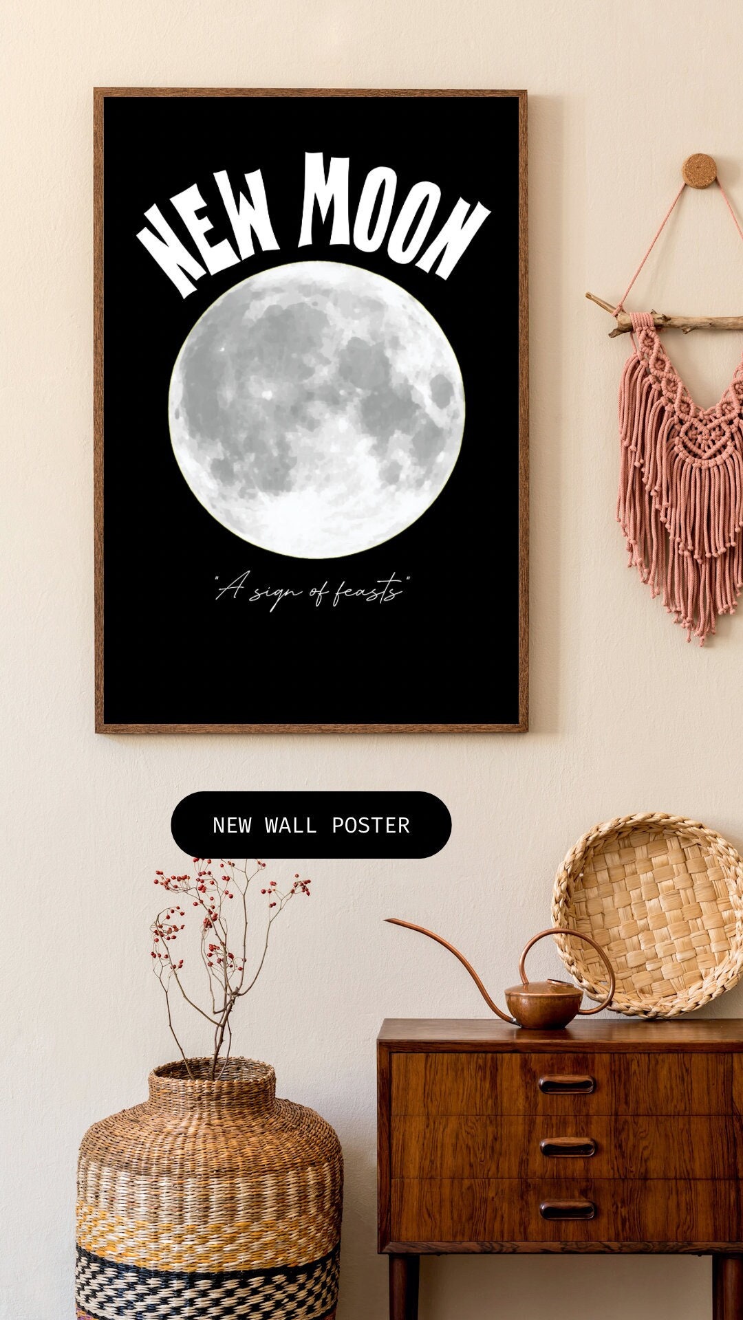 New Moon PRINTABLE - Etsy