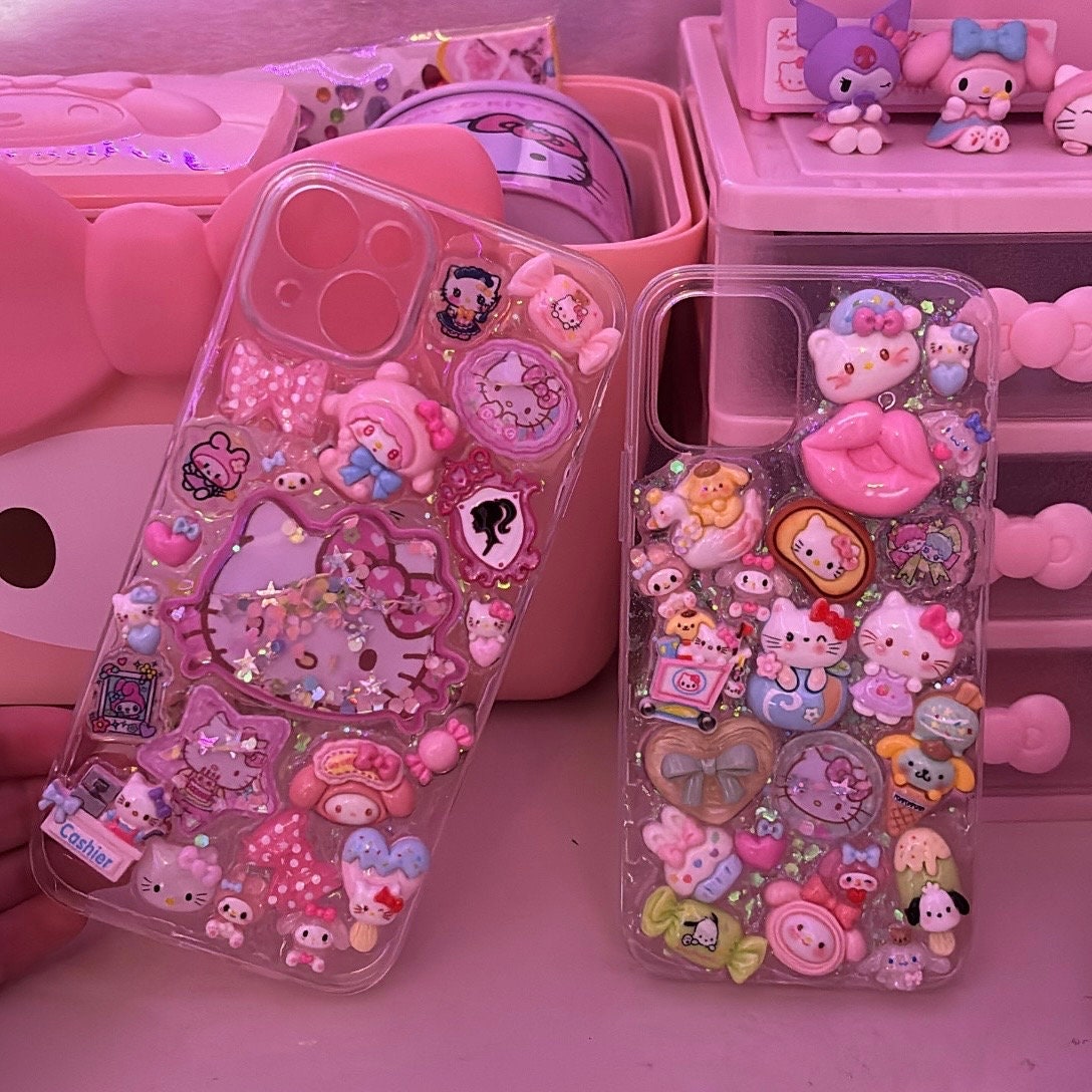 Custom Resin Phone Case Charm Junkie. Handmade With Unique Charms ...