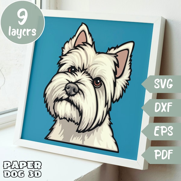 Westie Dxf - Etsy