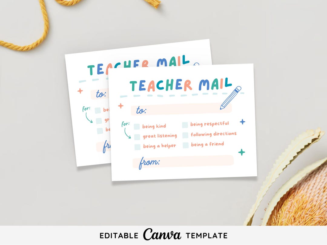 Editable Shout Out Cards Template for Students | Teacher Mail | Good ...