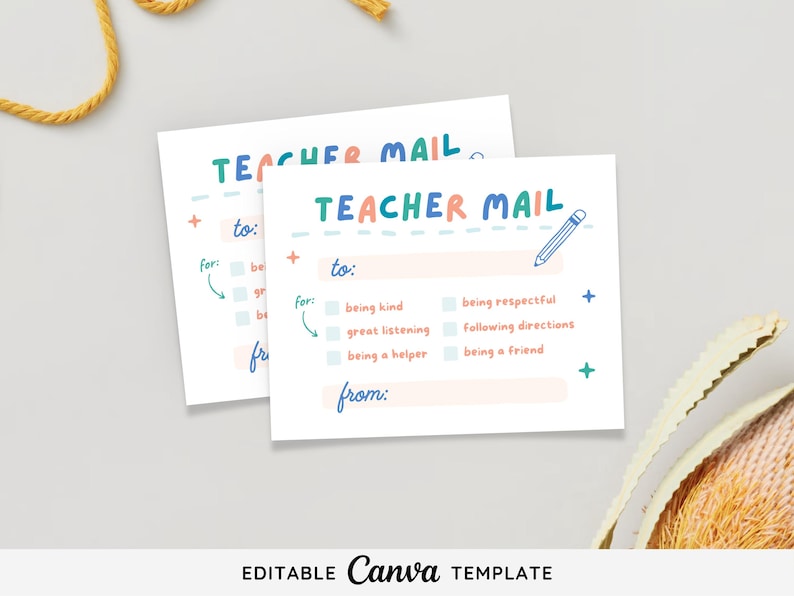 Editable Shout Out Cards Template for Students | Teacher Mail | Good ...