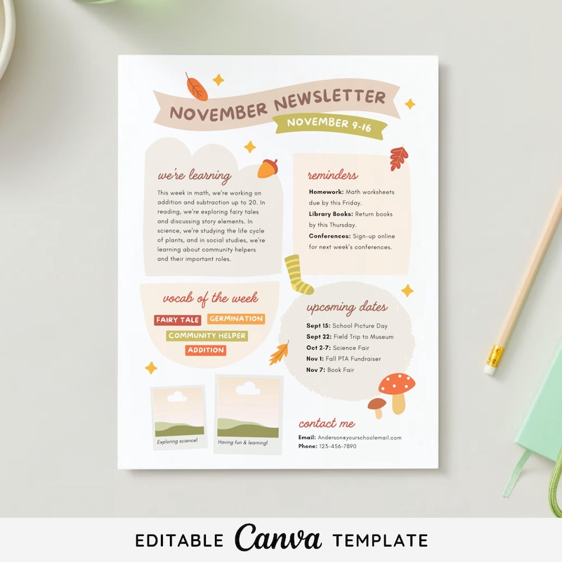 November Newsletter - Etsy