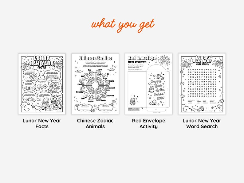Printable Lunar New Year 2026 Coloring Pages Year of the Horse 2026 ...