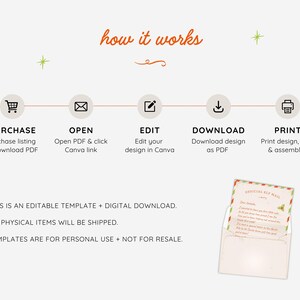 Editable Mini Elf Letter and Envelope | Printable Elf Notes | Elf ...
