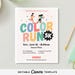 Editable Color Run Flyer Template | 5k Event Flyer | Printable 5k Fun ...