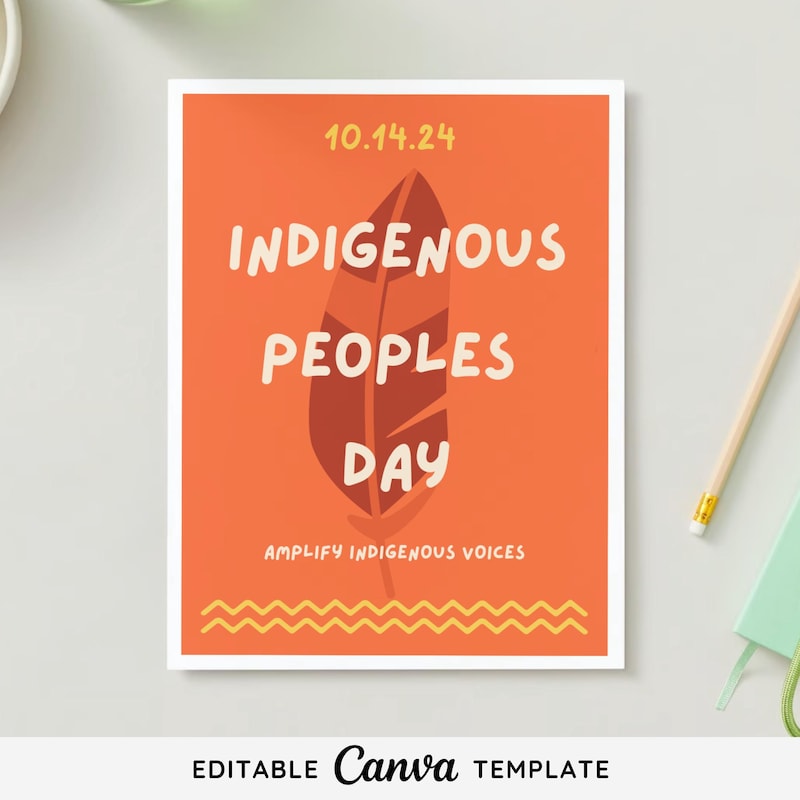 Indigenous Peoples Day Poster - Etsy