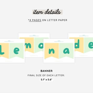 Editable Lemonade Stand Banner Template | Lemonade Stand Signage ...