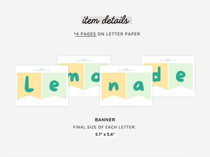 Editable Lemonade Stand Banner Template | Lemonade Stand Signage ...