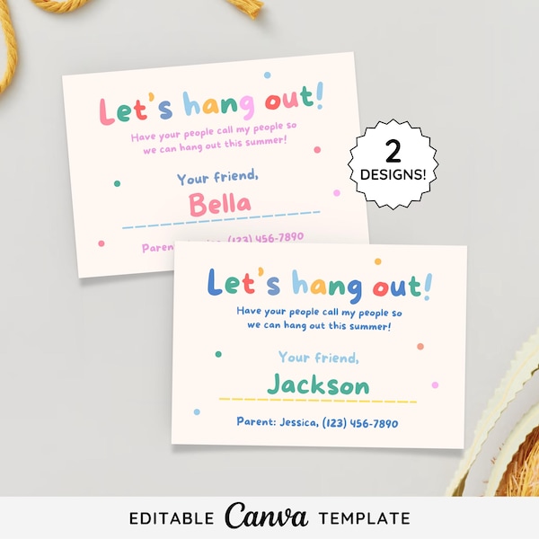 Contact Cards - Etsy
