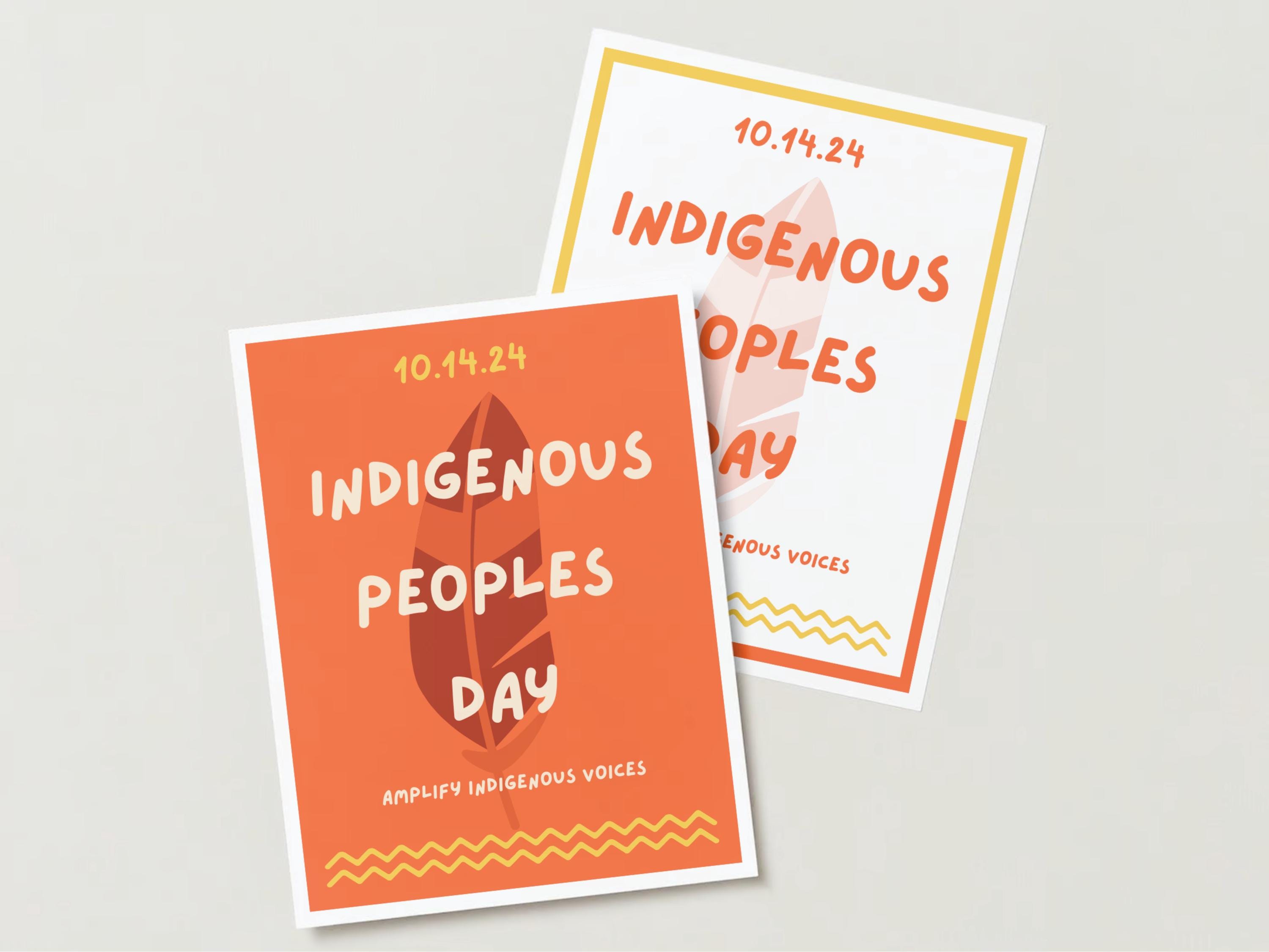 Editable Indigenous Peoples Day Template | Native American | Native ...