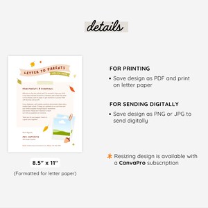 Editable Fall Letter Template | Teacher Introduction | Editable Letter ...