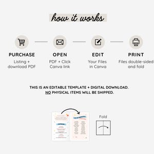 Editable Graduation Program Template | Printable Ceremony Program ...