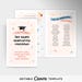 Editable Graduation Program Template | Printable Ceremony Program ...