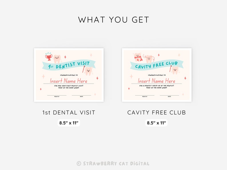 Editable Cavity Free Certificate Template | Canva Template | Reward for ...