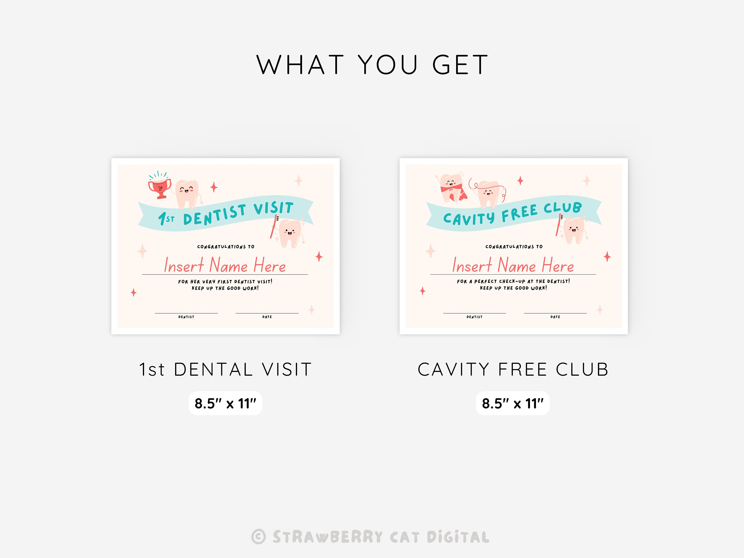 Editable Cavity Free Certificate Template | Canva Template | Reward for ...