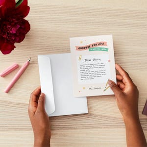 Teacher Goodbye Letter to Students Template | Teacher End of School ...