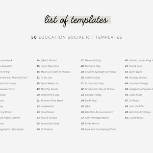 50 Bold and Colorful Teacher Instagram Post Templates | Education ...