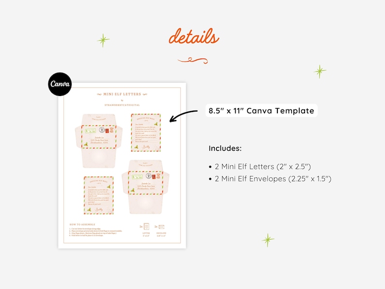 Editable Mini Elf Letter and Envelope | Printable Elf Notes | Elf ...
