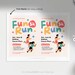 Editable Fun Run Flyer Template | 5k Event Flyer | Printable 5k Event ...