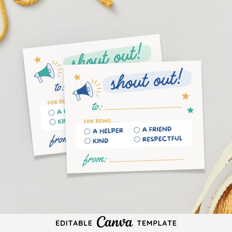 Shout Out Cards - Etsy