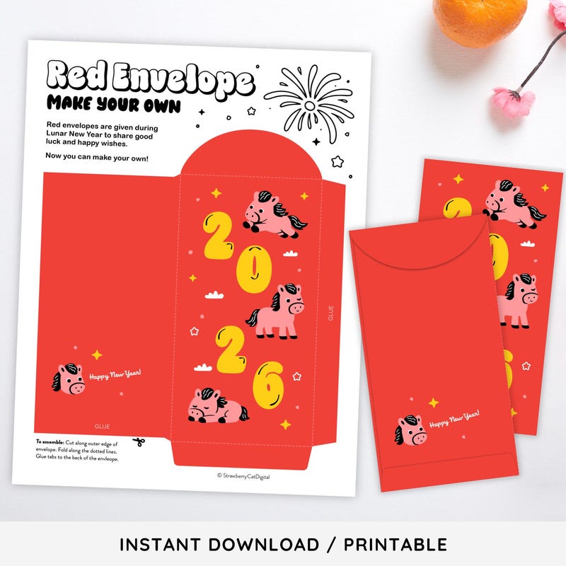 Chinese Red Envelopes 2026 - Etsy