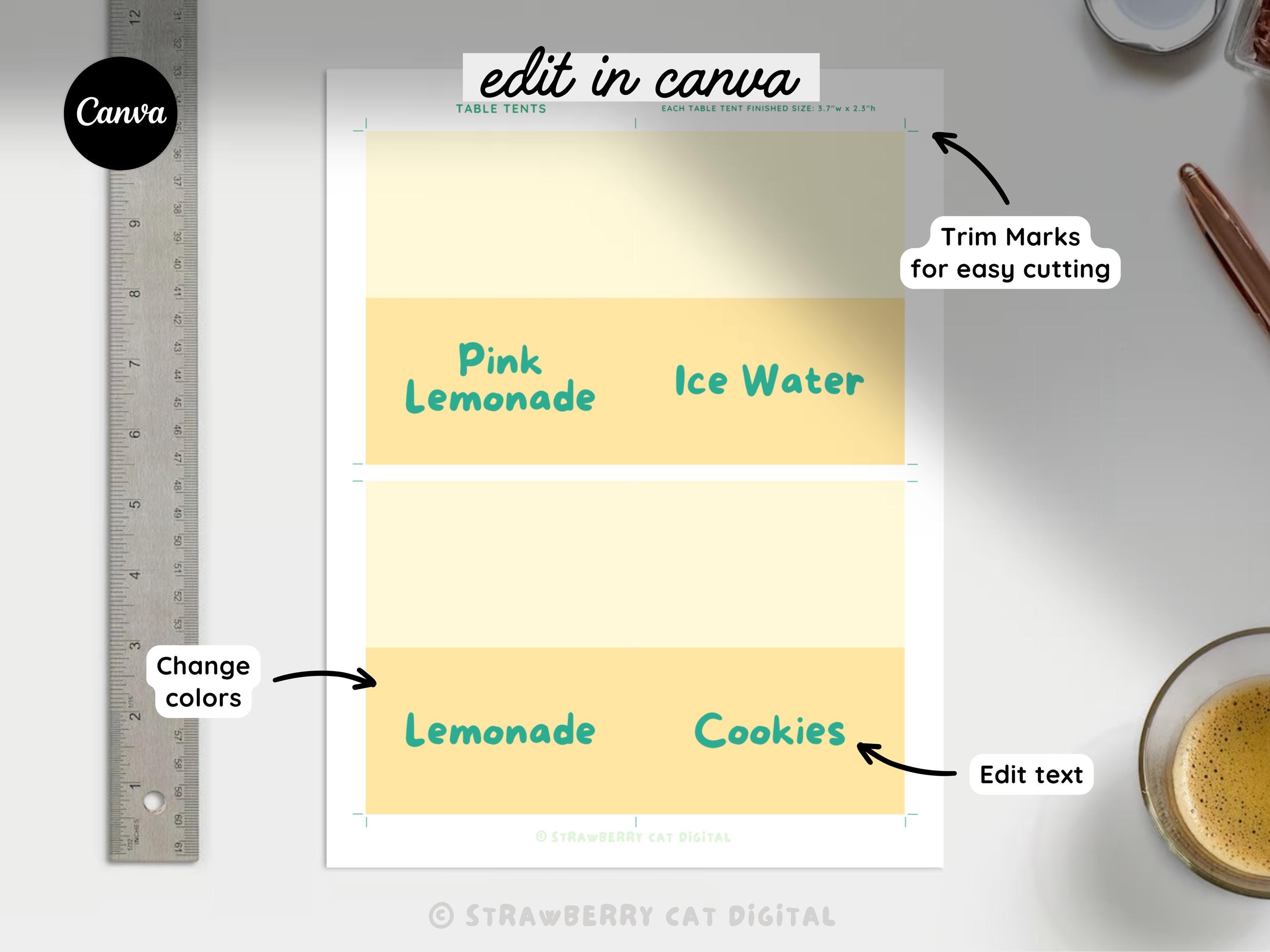 Editable Lemonade Stand Signage Templates | Lemonade Stand Poster ...