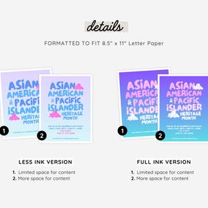 Editable AAPI Heritage Month Poster Template | AANHPI Flyer Template ...