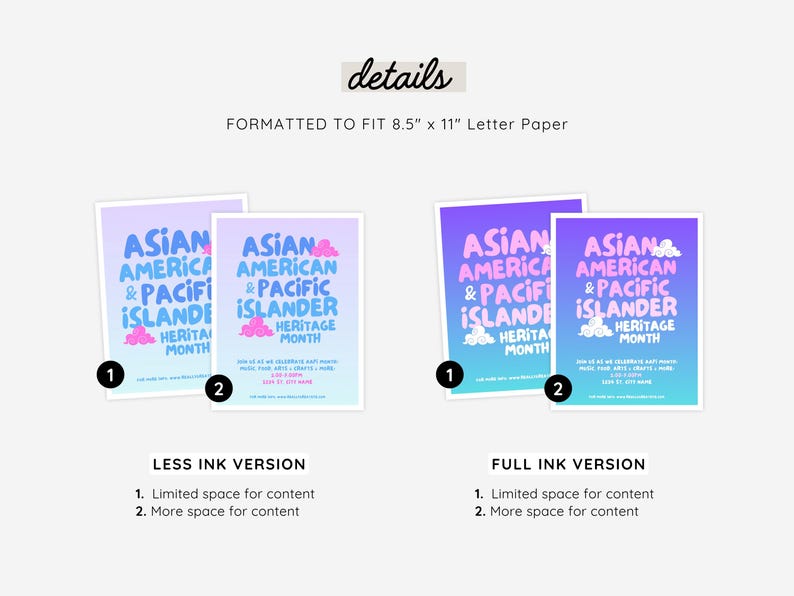 Editable AAPI Heritage Month Poster Template | AANHPI Flyer Template ...
