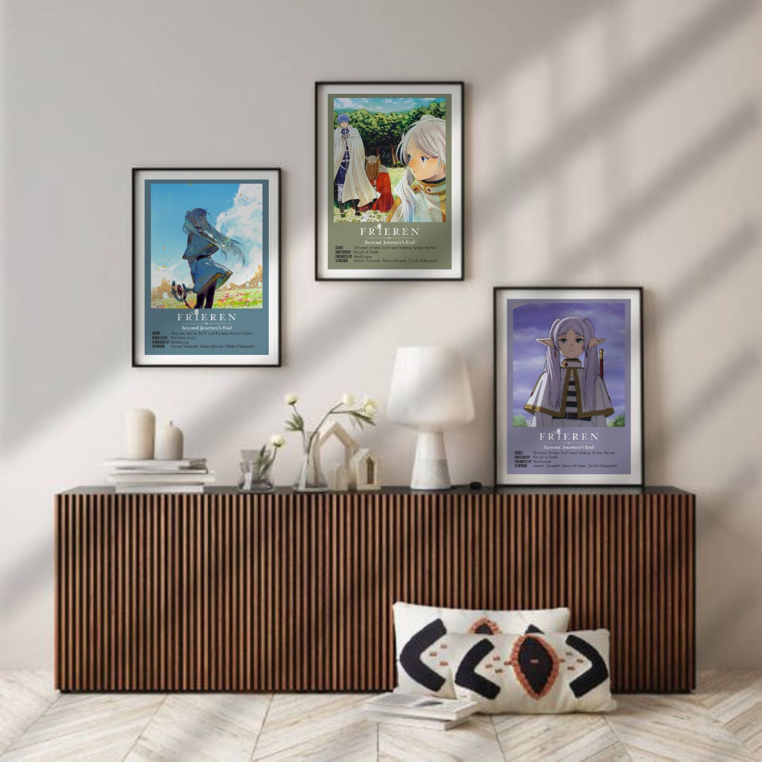 Frieren Poster Frieren Art Sousou No Frieren Anime Art Wall Art Posters ...