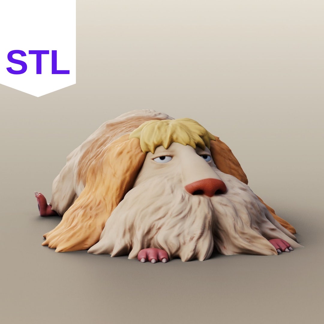 STL Files for 3D PRINTER Machine, 3d Howl's Moving Castle Dog Models ...
