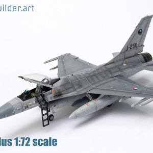 F-16 Fighter Jet Scale Model - Etsy