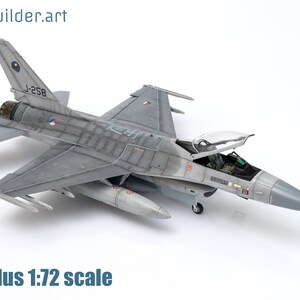 F-16 Fighter Jet Scale Model - Etsy