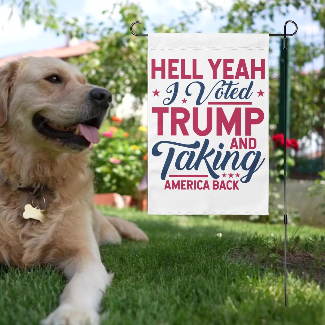 I'm Voting Convicted Felon 2024 Garden Flag Voting for the Felon Flag ...