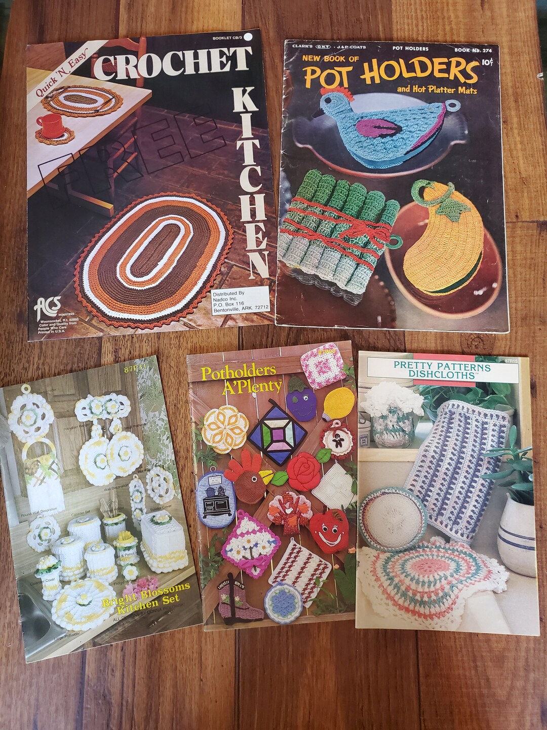 Vintage - Collection of Crochet Kitchen Booklets - Etsy