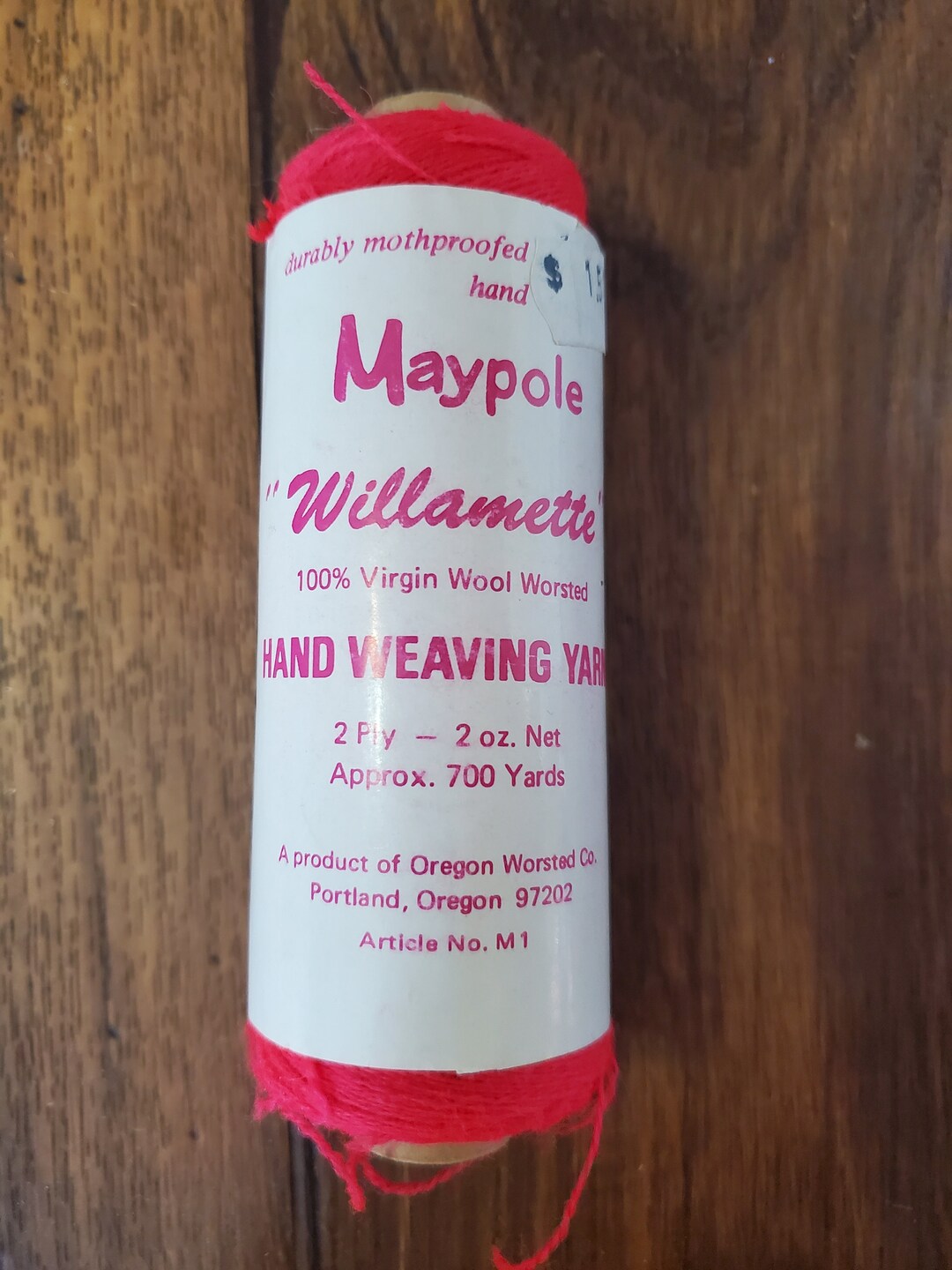 Yarn - Maypole "willamette" - 100% Virgin Wool Worsted Hand Weaving ...