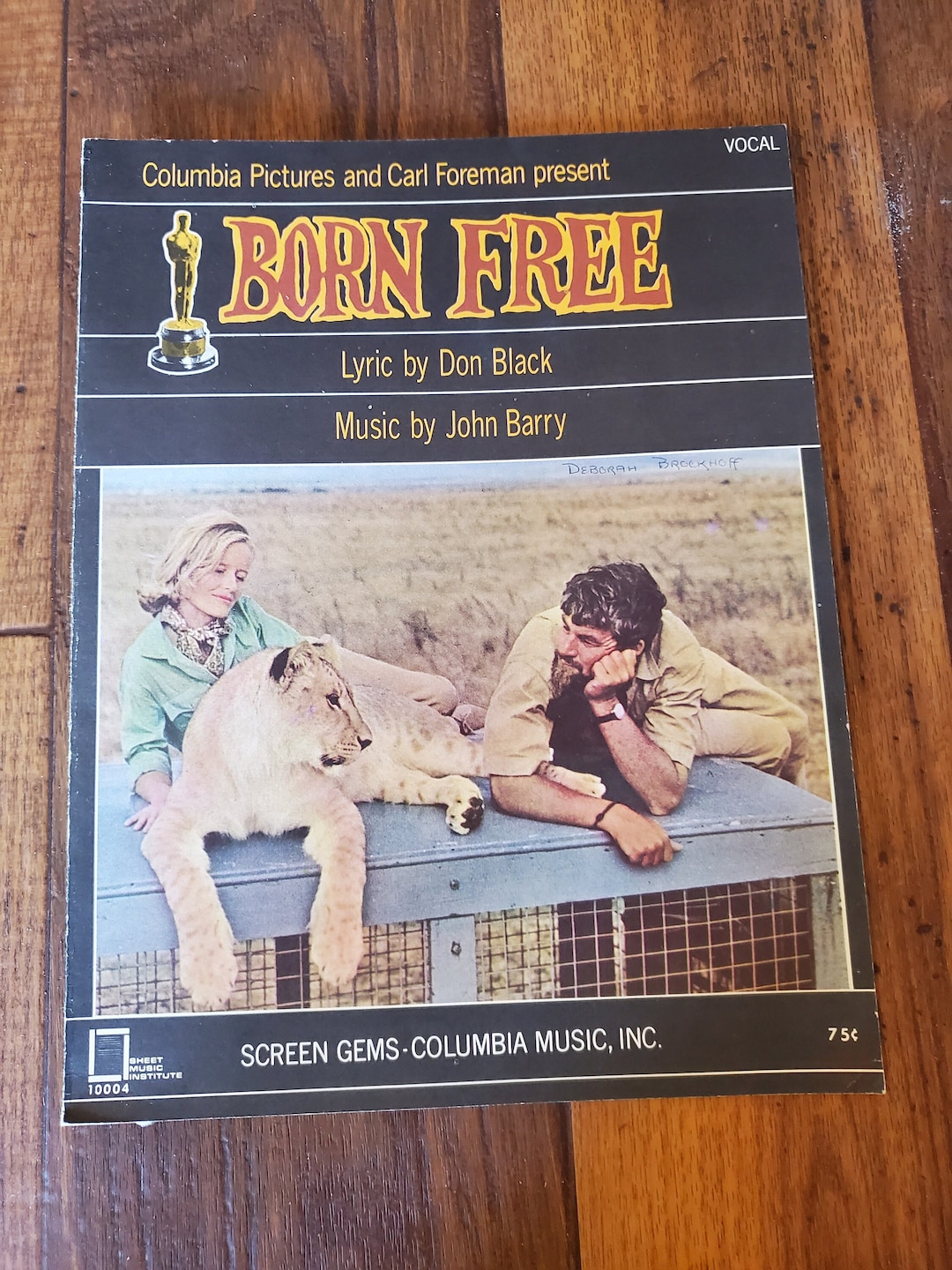 Vintage - Born Free Sheet Music - Etsy