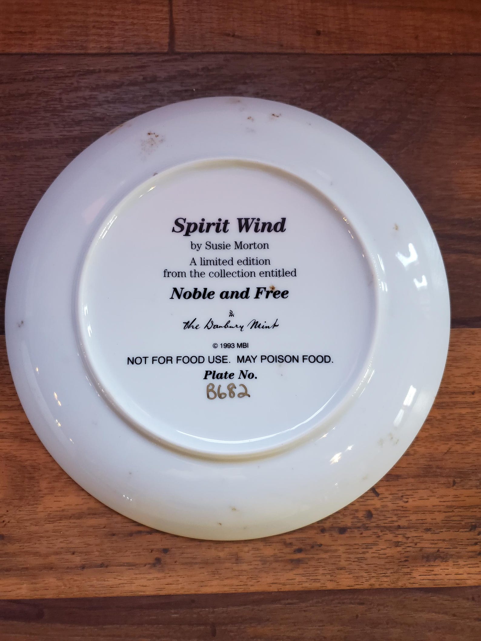Antique - Spirit Wind Collector Plate by Susie Morton From Noble and ...