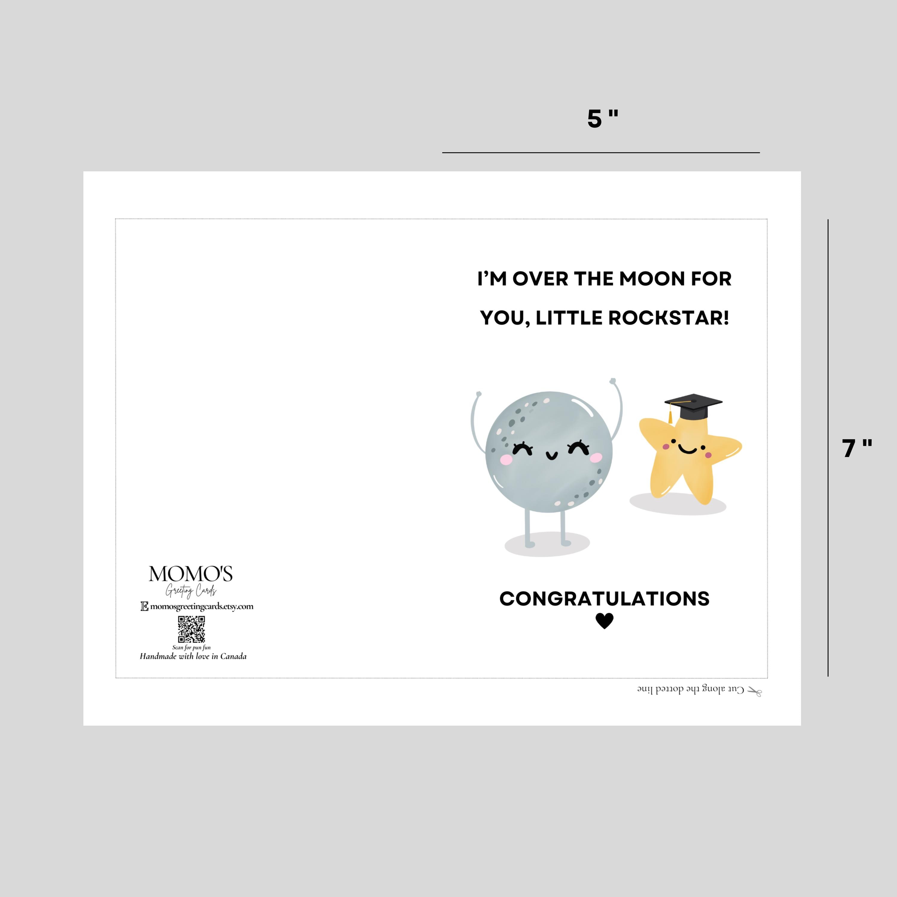 Instant Download Cute Graduation Card, Printable Funny Grad Card ...
