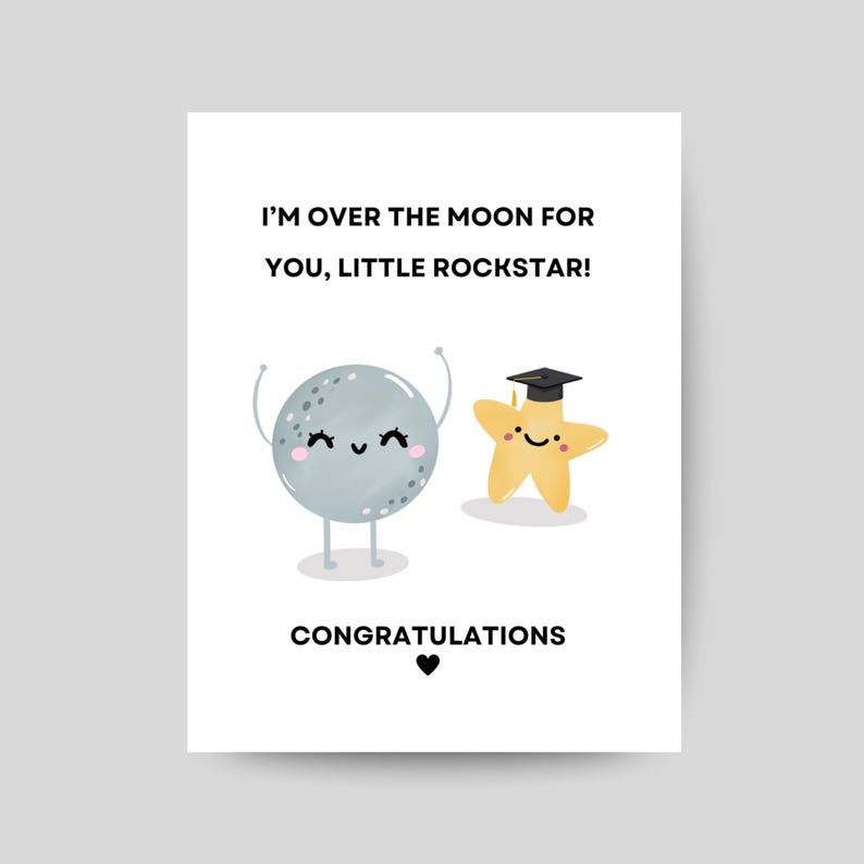 Instant Download Cute Graduation Card, Printable Funny Grad Card ...