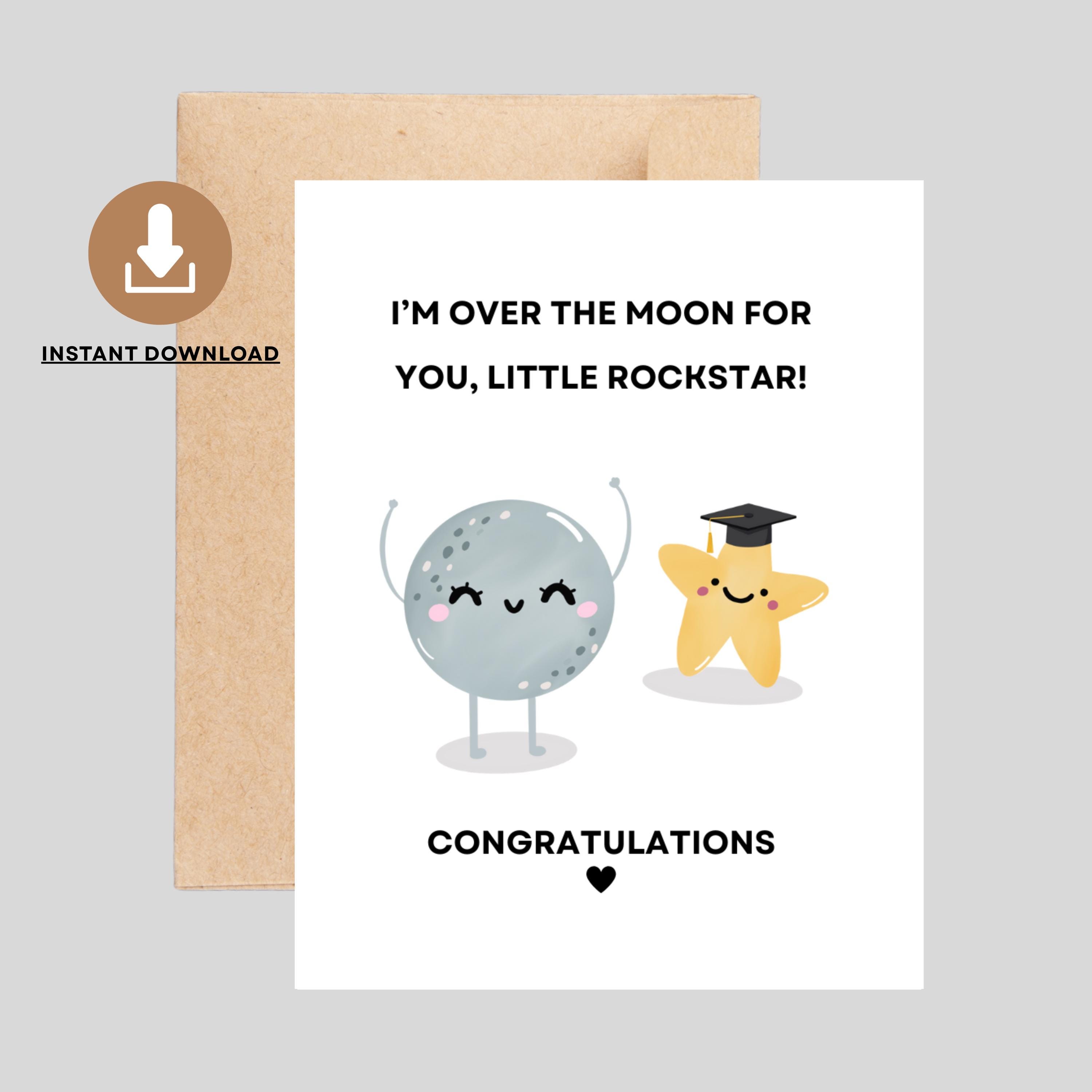 Instant Download Cute Graduation Card, Printable Funny Grad Card ...