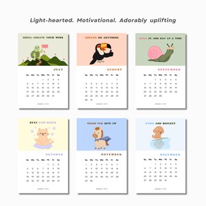 2026 Funny and Inspirational Desk Calendar (4x6 Inch, Wooden Stand ...